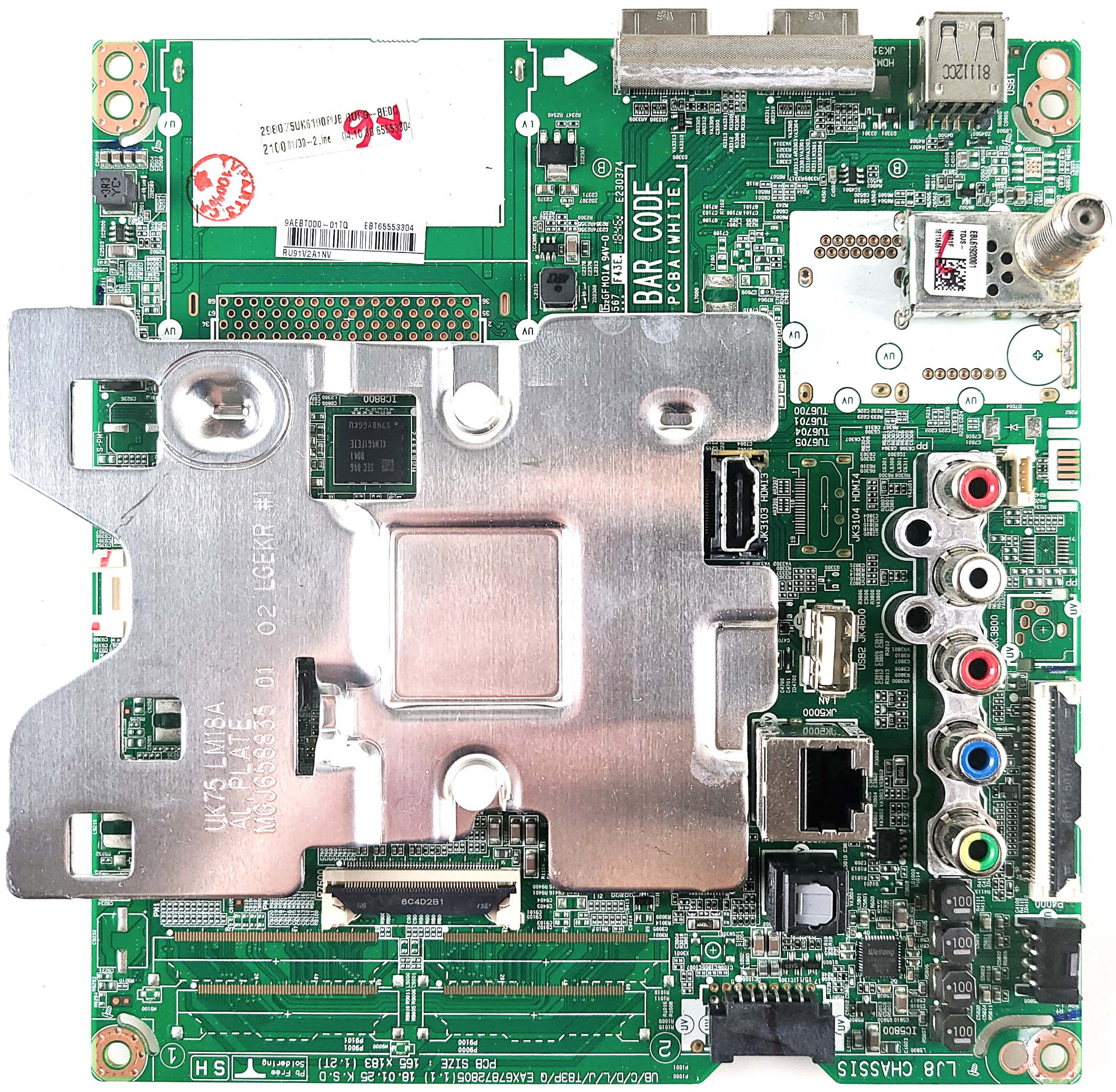 TVParts.ca - LG EBT65553304 Main Board For 75UK6190PUB